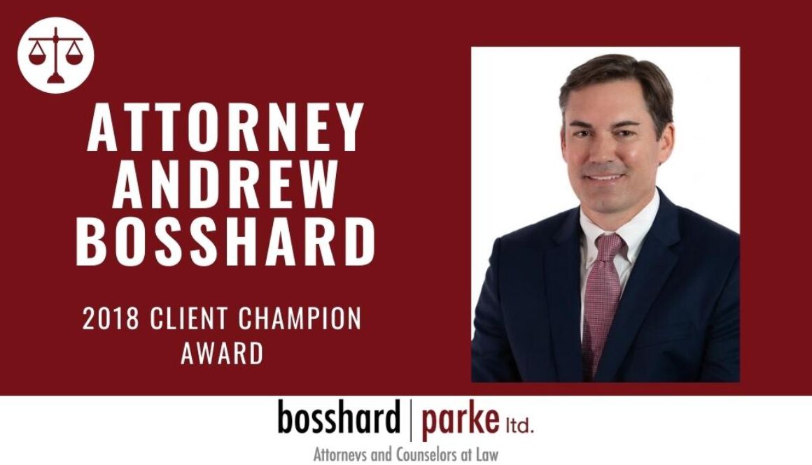 Andrew Bosshard Receives The 2018 Client Champion Award