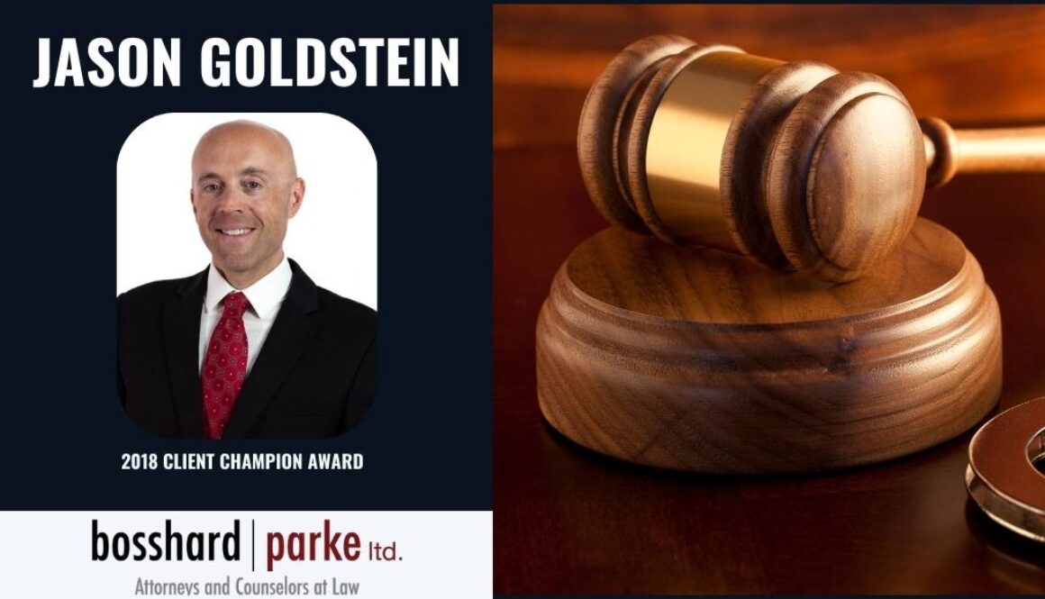 Client Champion Award Goes To Attorney Jason Goldstein